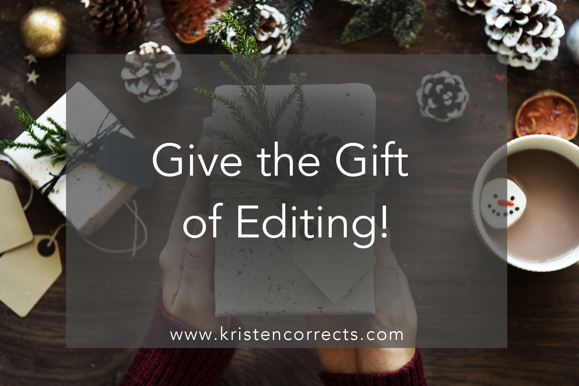 Give the Gift of Editing! - KRISTEN CORRECTS, INC.